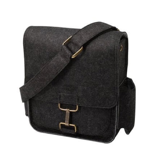 Sons of Trade | Bags | Sons Of Trade Charcoal Canvas Baby Bag Messenger ...